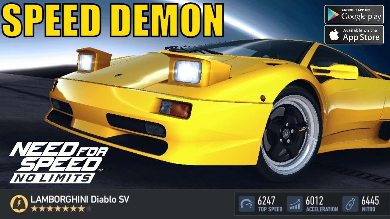 Lamborghini Diablo SV | NFS No Limits | Stage 7 upgrade + Car Series ...