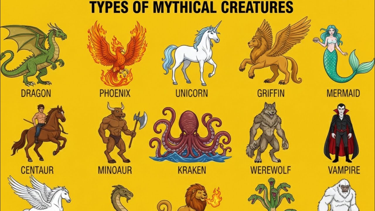 Types of Mythical Creatures You’ve Never Seen Before - YouTube