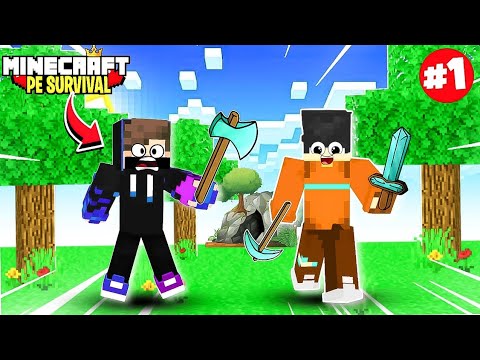 WHEN 2 NOOBS PLAY MINECRAFT TOGETHER 😆 || MINECRAFT DUAL SURVIVAL ...