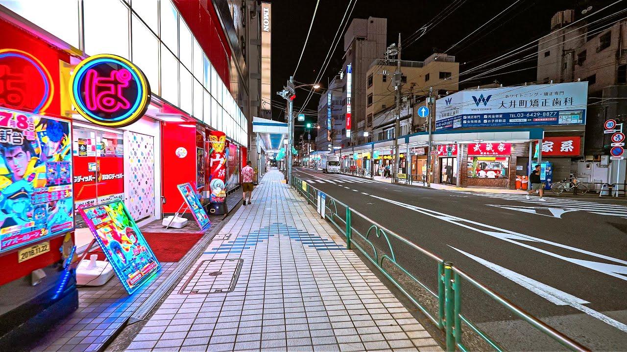 Tokyo Oimachi Night Walk, Japan | Summer 2024 • 4K HDR - YouTube
