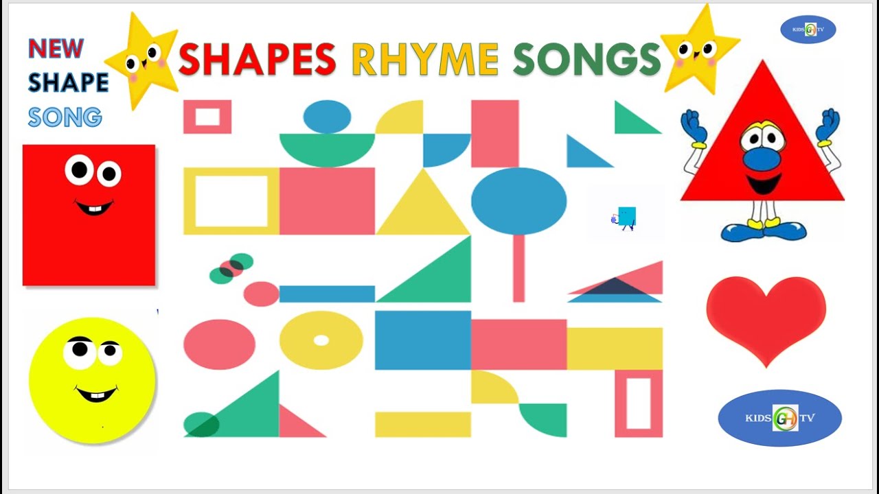 SHAPES SONGS FOR KIDS- PRESCHOOLERS & NURSERY CHILDREN - YouTube