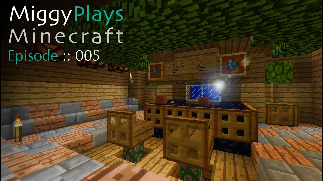 Miggy Plays Minecraft -- Episode 005: The Drowning Squid - YouTube