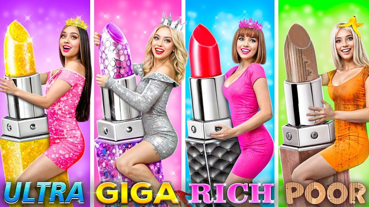 Aluno Rico vs Falido vs Giga Rico! Lutas na Escola e Truques Engraçados ...