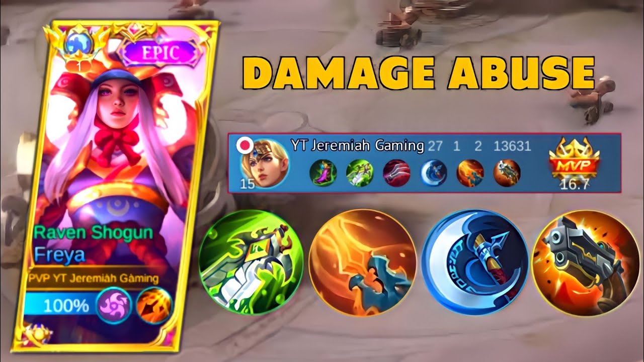 NO ONE KNOWS THIS FREYA DAMAGE HACK BUILD🤫 ( FREYA BEST BUILD 2023 ...