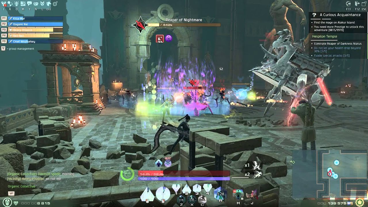 Skyforge Dungeon- Hespilon Temple (5man) - YouTube