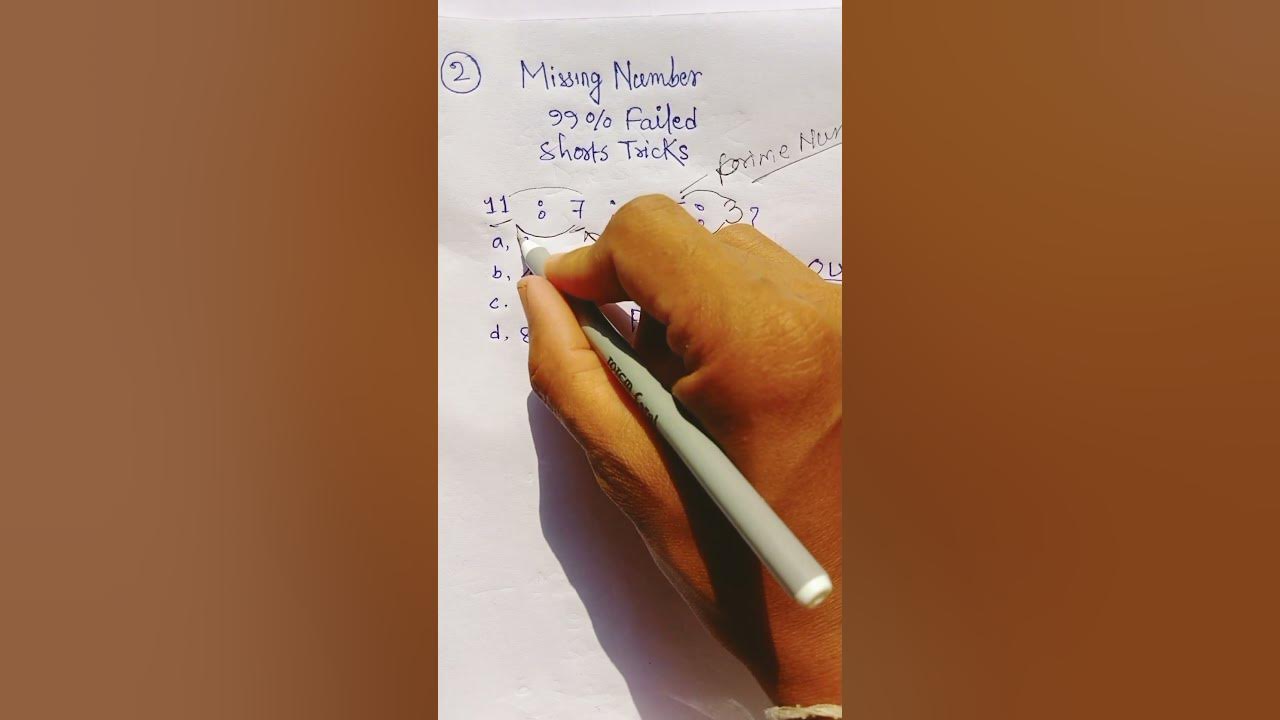 missing number reasoning tricks | how to solve missing number reasoning| - YouTube