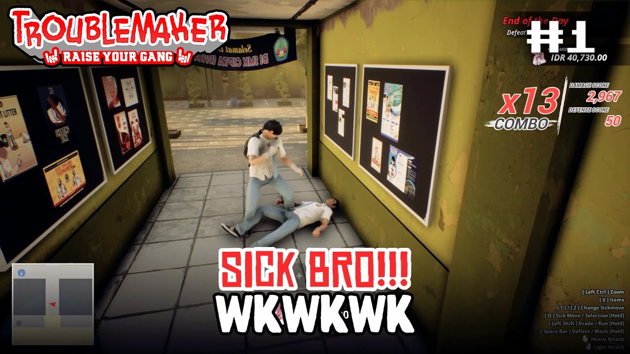 Indonesian bully game - Troublemaker - Part 1 - YouTube