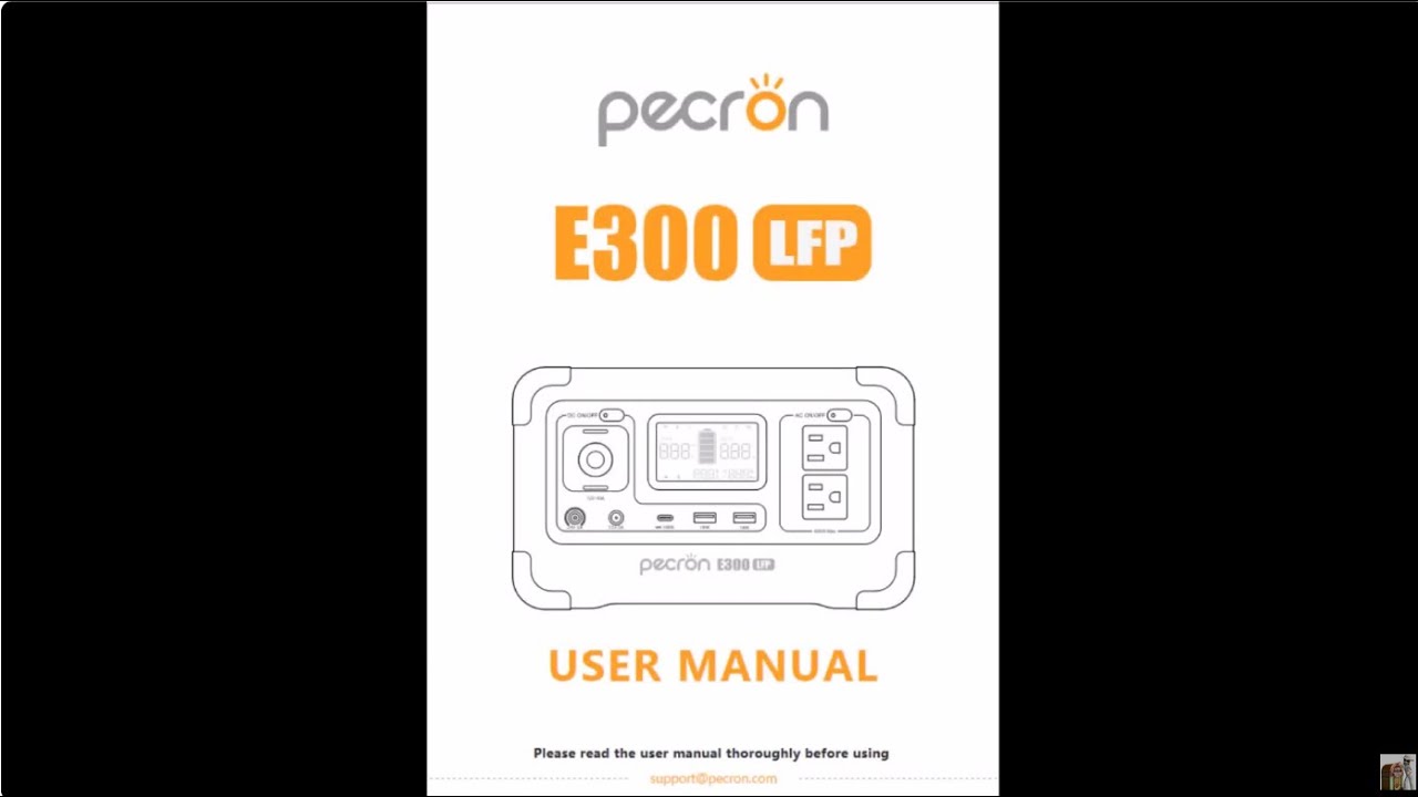 PECRON E300LFP Power Station (((((OWNER'S MANUAL))))) (V2) - YouTube