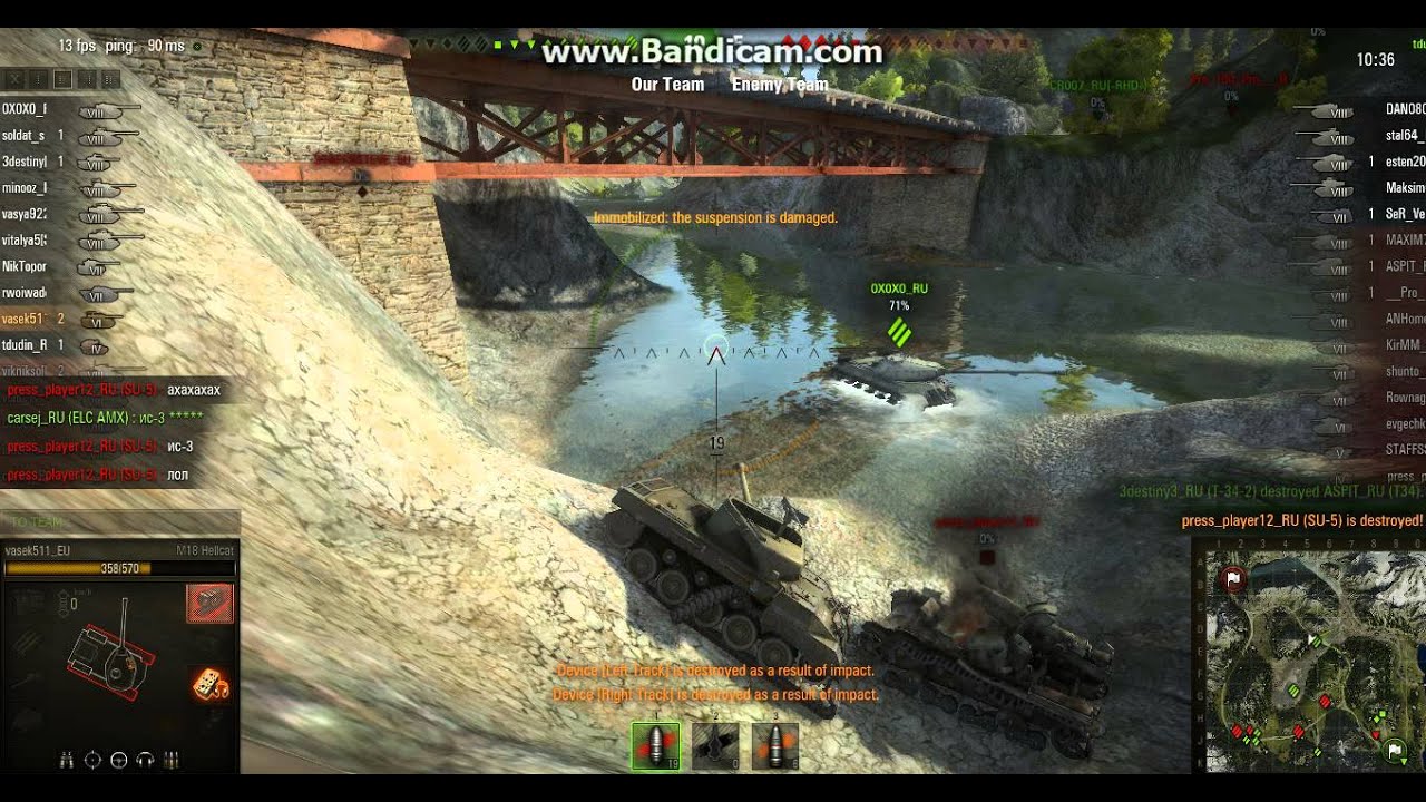 World Of Tanks M18 Hellcat Cz Youtube