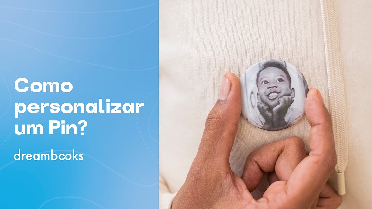 Como fazer um Pin personalizado em 6 passos simples | Dreambooks - YouTube