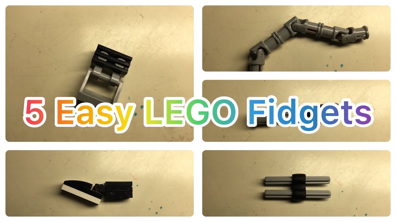 5 Easy LEGO Fidgets - YouTube
