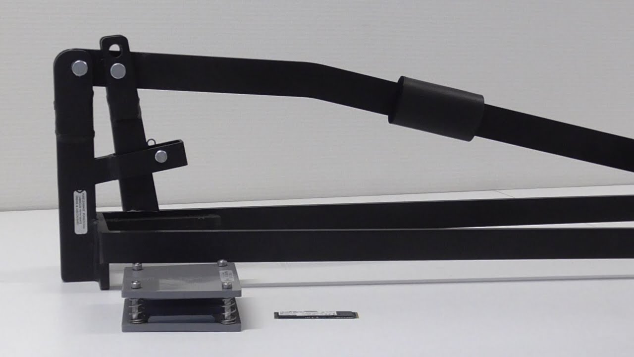 Destroy M.2 drives with the Pure Leverage Drive Crusher using the new ...