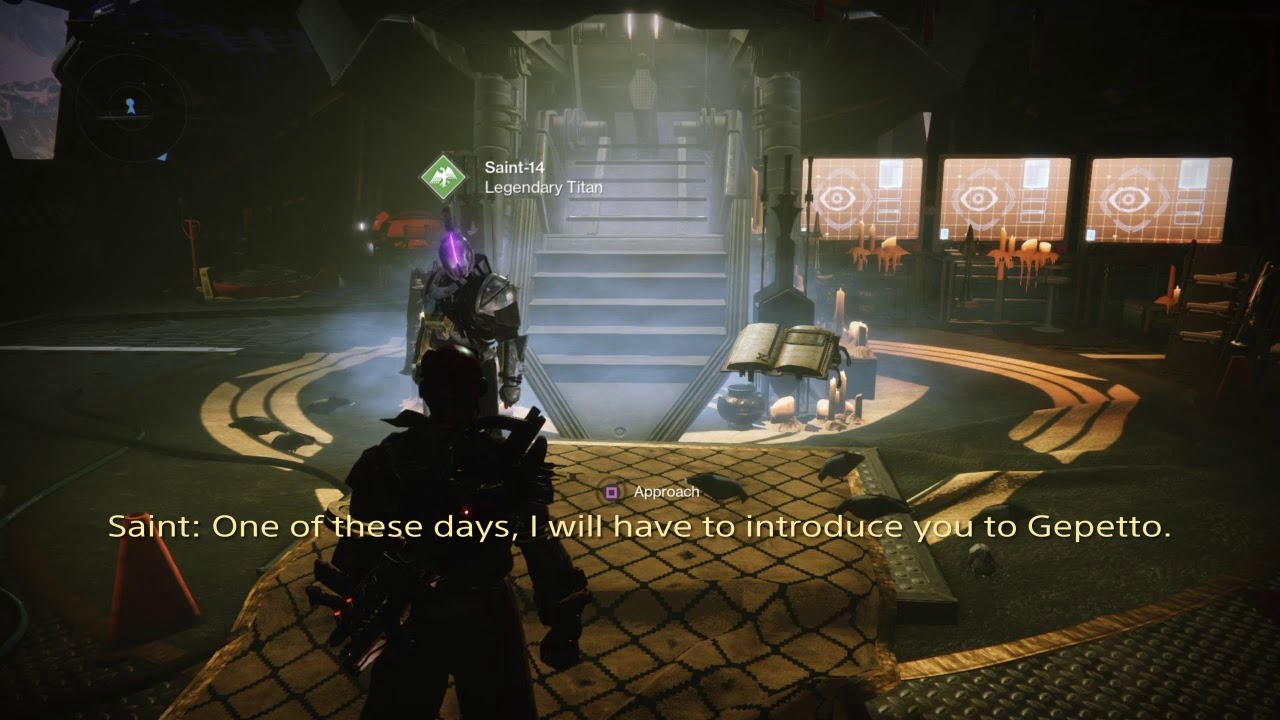 Idle Dialogue, Tower Hangar | Saint-14: "Introduce You to Geppetto ...