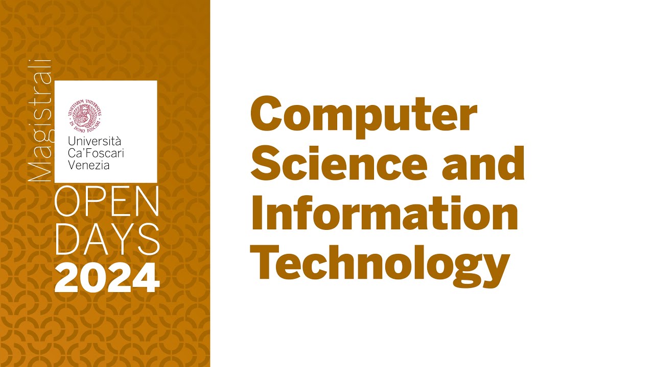 Open Days 2024: Computer Science and Information Technology - YouTube