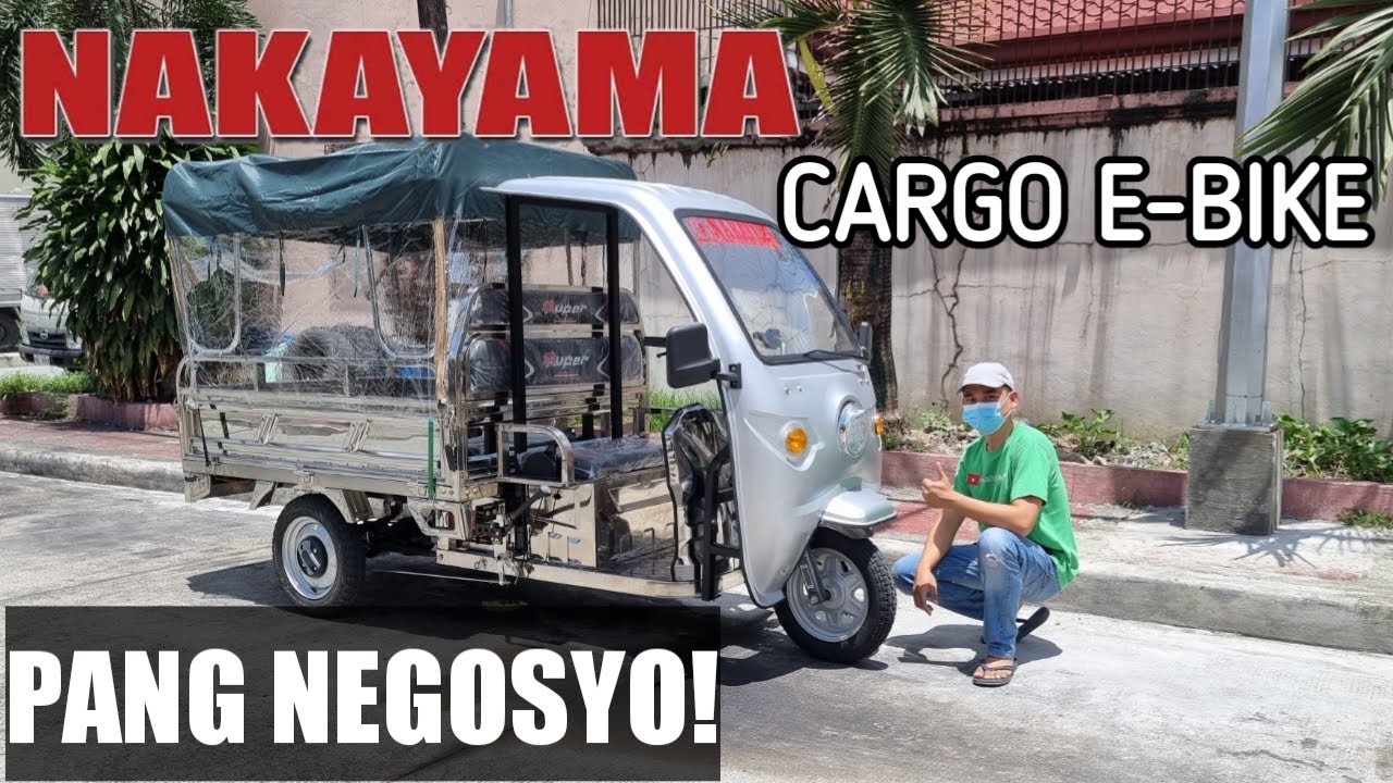 Nakayama Cargo E-Bike! - Swak sa Pang-Negosyo - YouTube