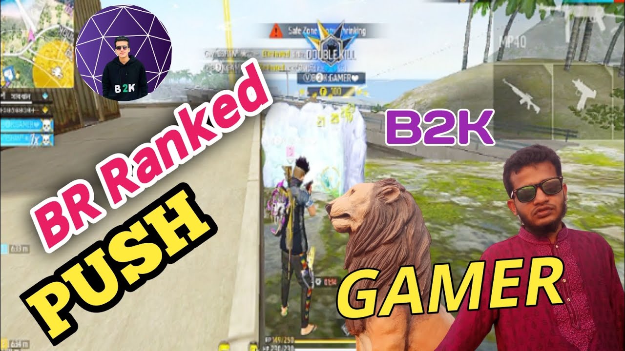 BR Ranked PUSH B2K Gamer Gameplay squad vs squad #B2KGAMERLIVE # ...