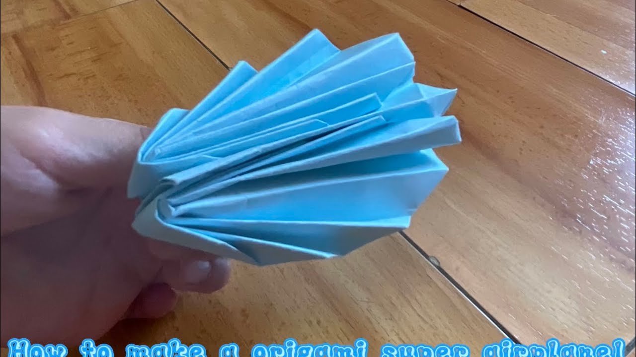 How to make a origami super airplane! - YouTube