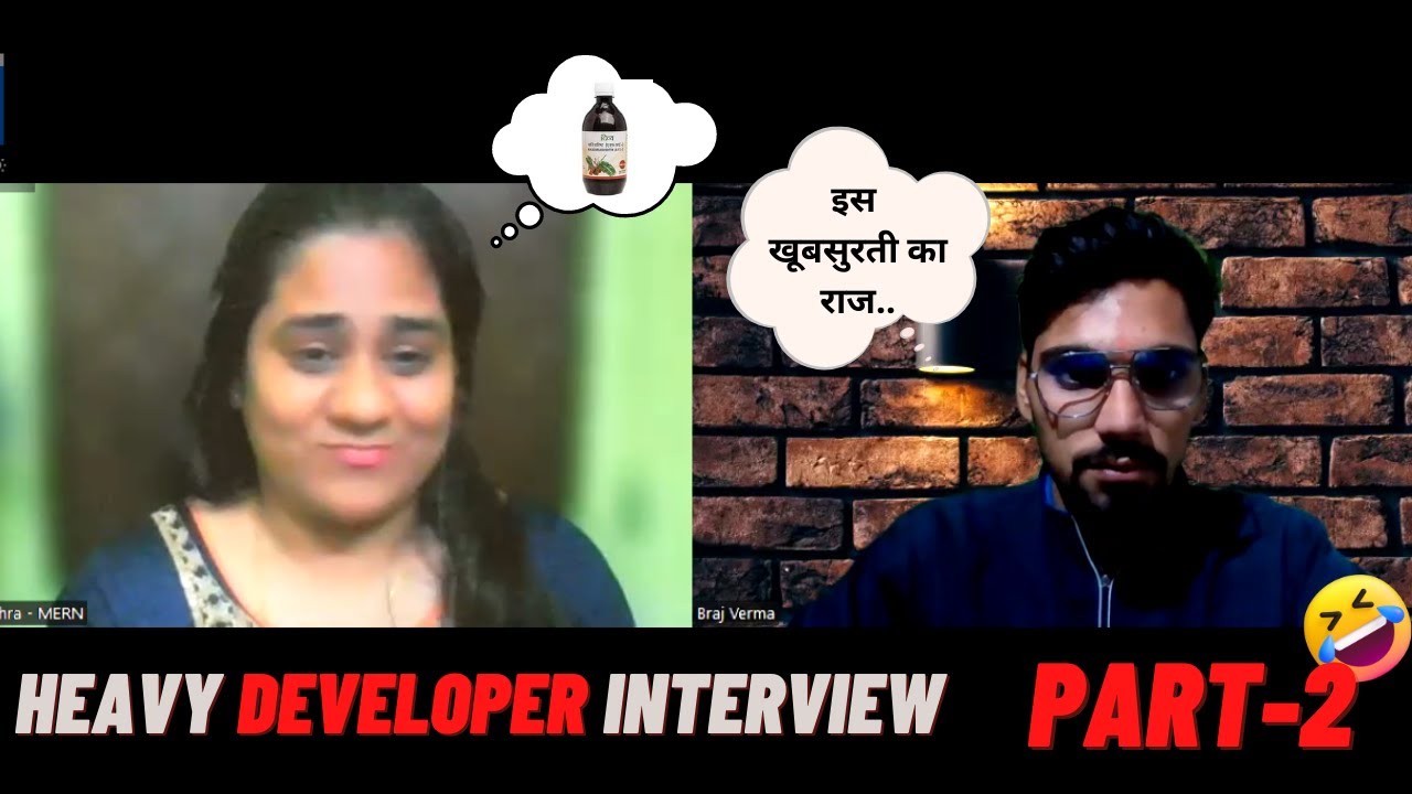funny interview with shravani mishra part-2 | full stack software developer learn coding # ...