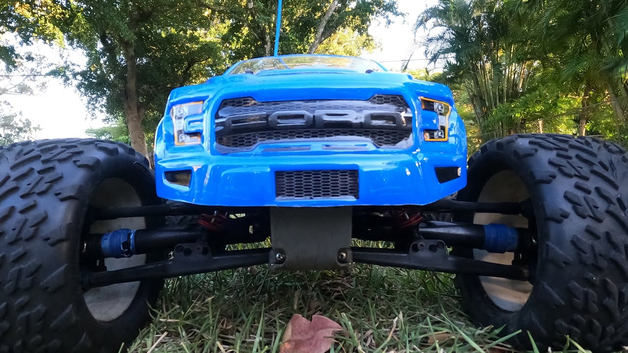 New Ford Raptor Body for Traxxas T-Maxx 3.3 - YouTube