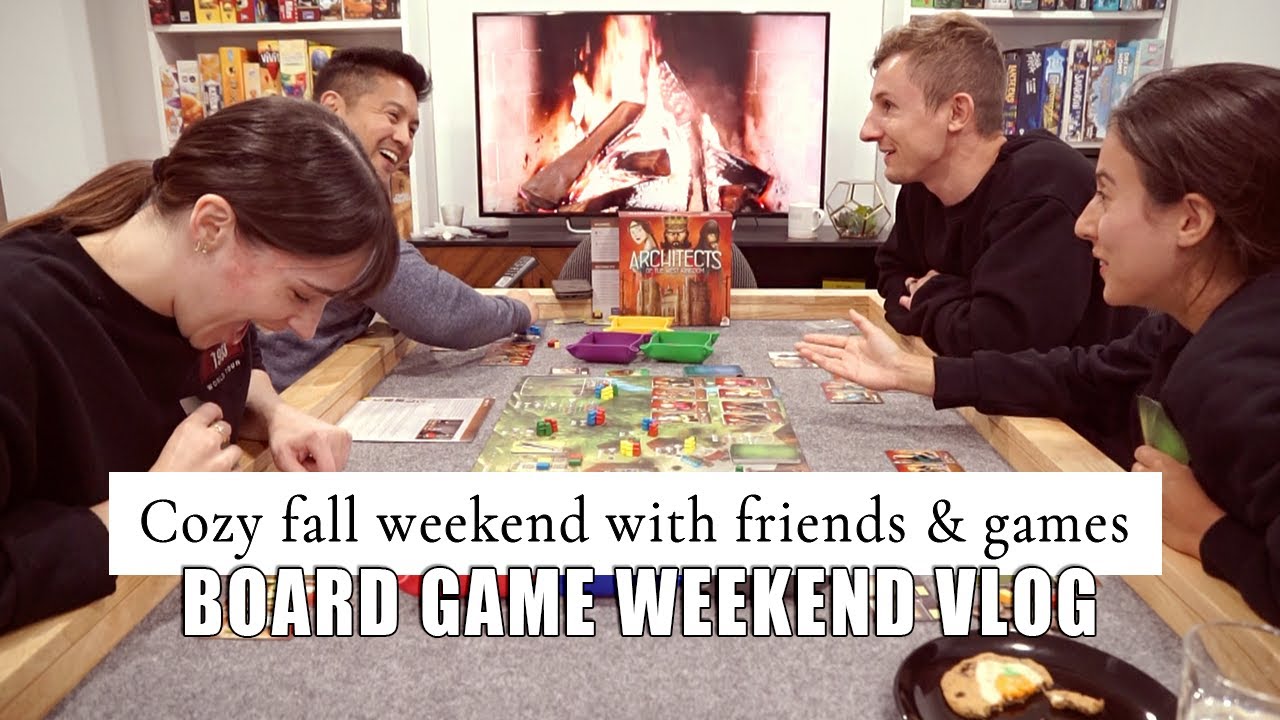 Play games with us all weekend! | COZY BOARD GAME WEEKEND VLOG! - YouTube