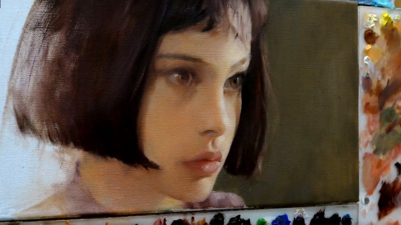 Mathilda portrait- oil painting demonstration - YouTube