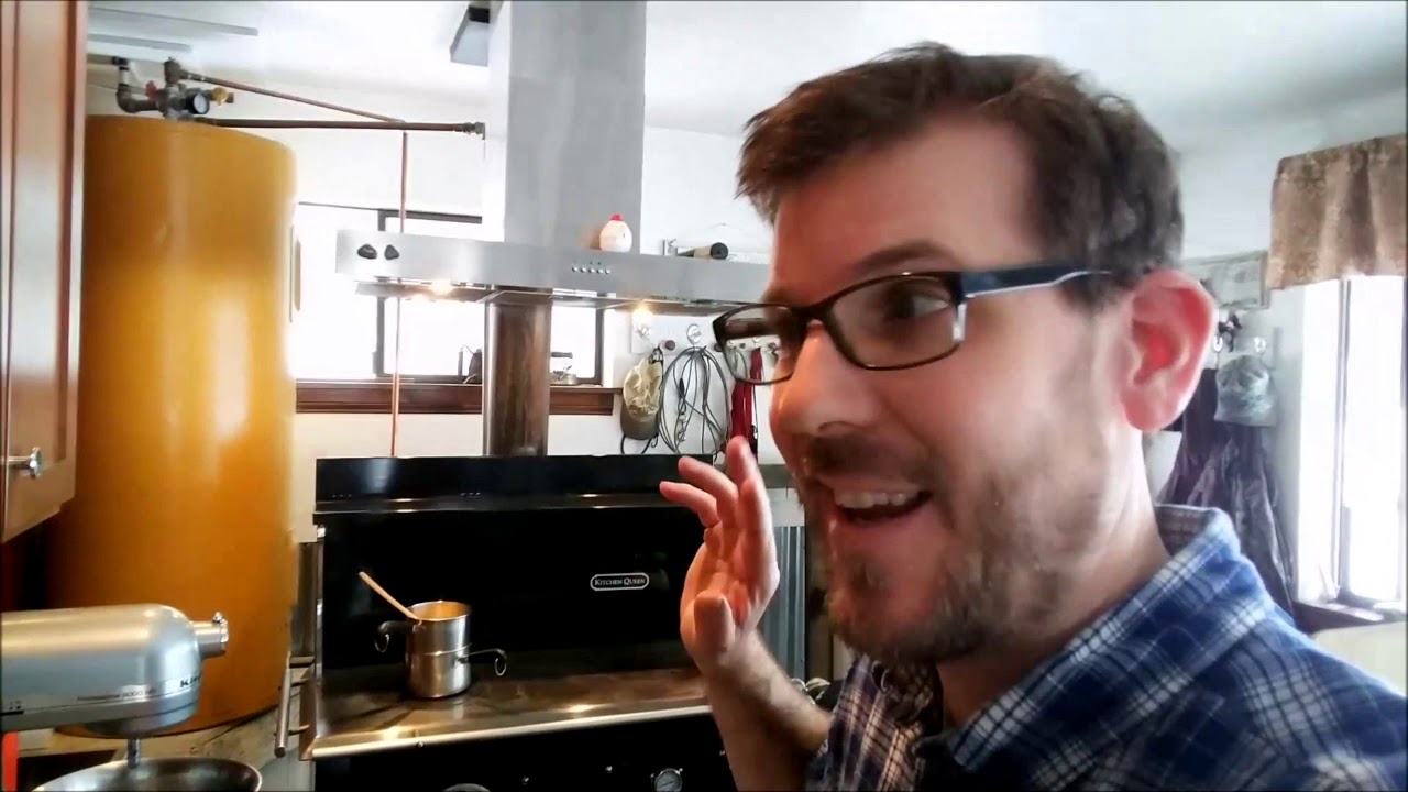 Bake a Cake Off Grid in a Wood Cook Stove - YouTube