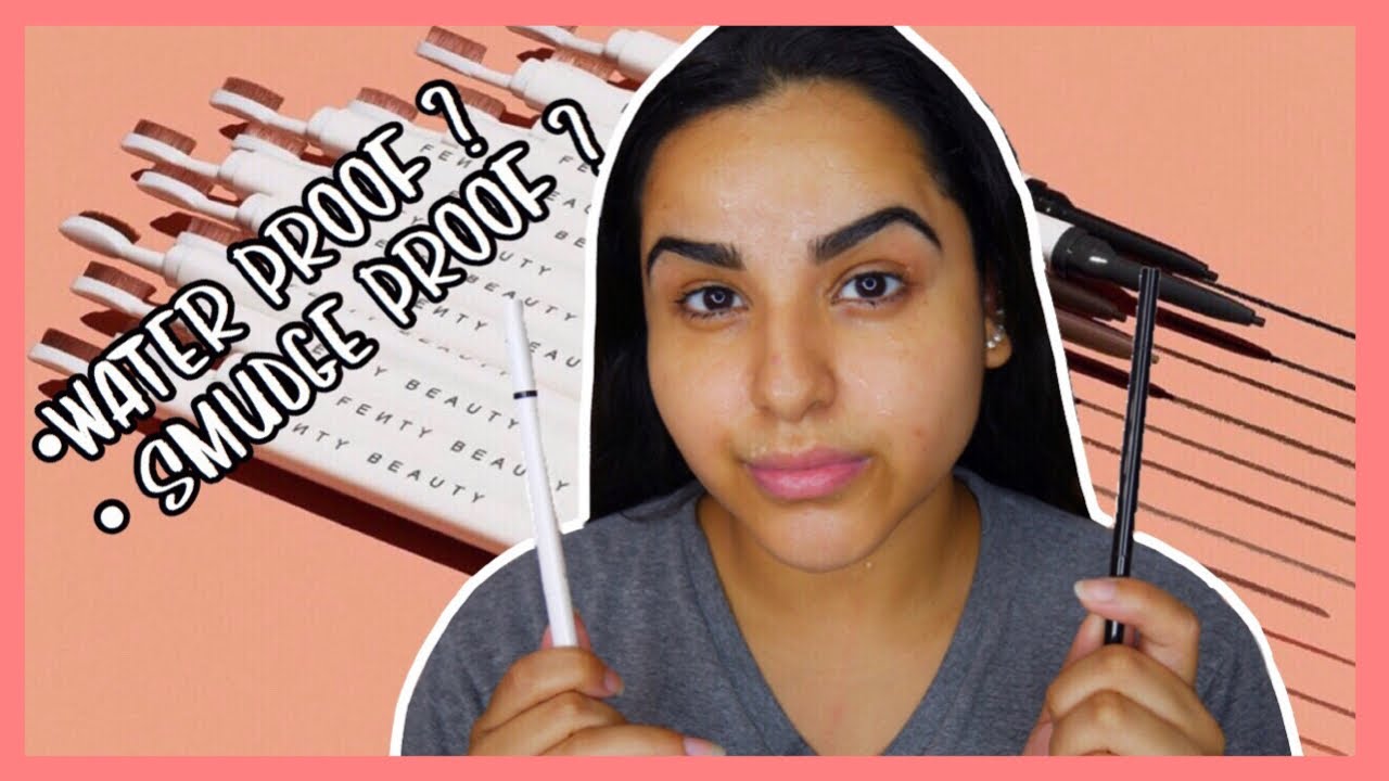 FENTY BEAUTY BROW MVP VS MIDAS CROWN BROW | WATERPROOF? - YouTube