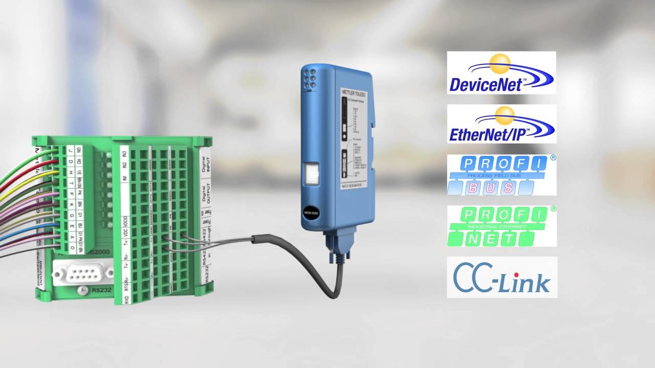 Connecting the weigh module to a PLC - YouTube