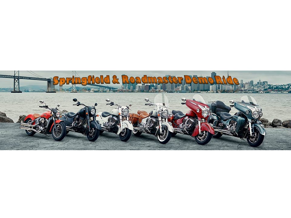Indian Springfield & Roadmaster Short Demo Rides - YouTube