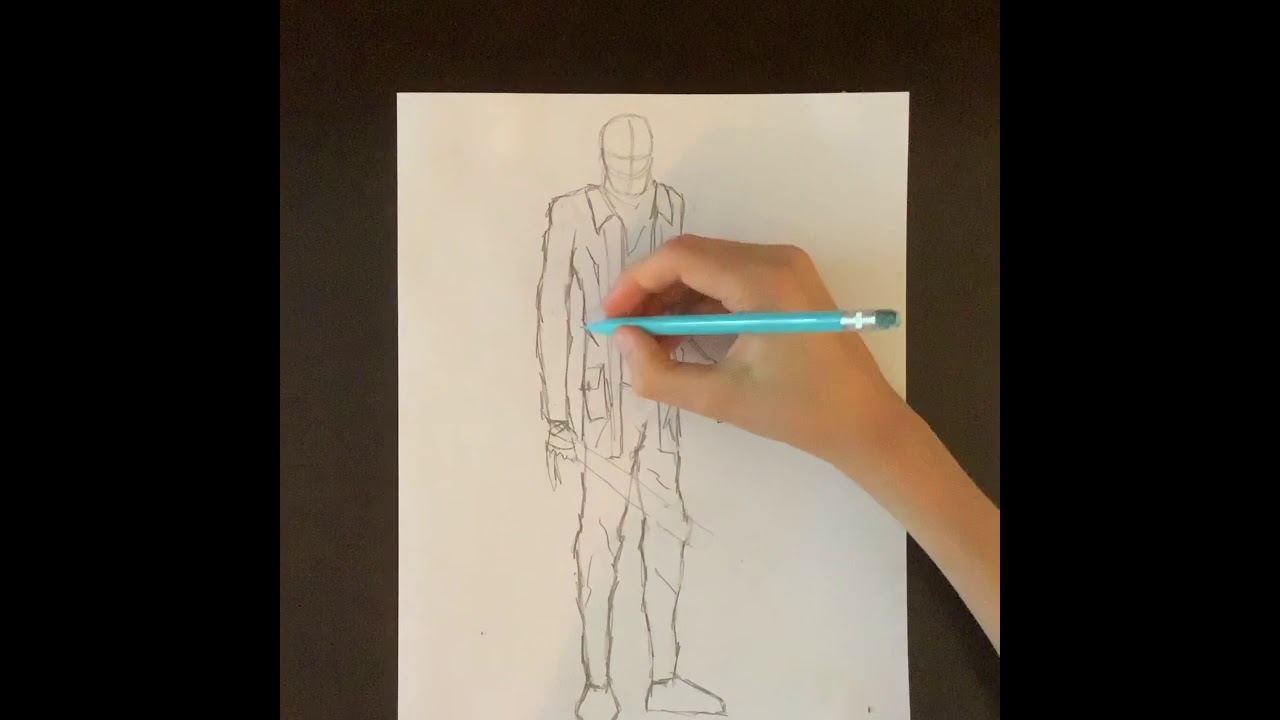 How to draw Jason Voorhees (Friday The 13th) - YouTube