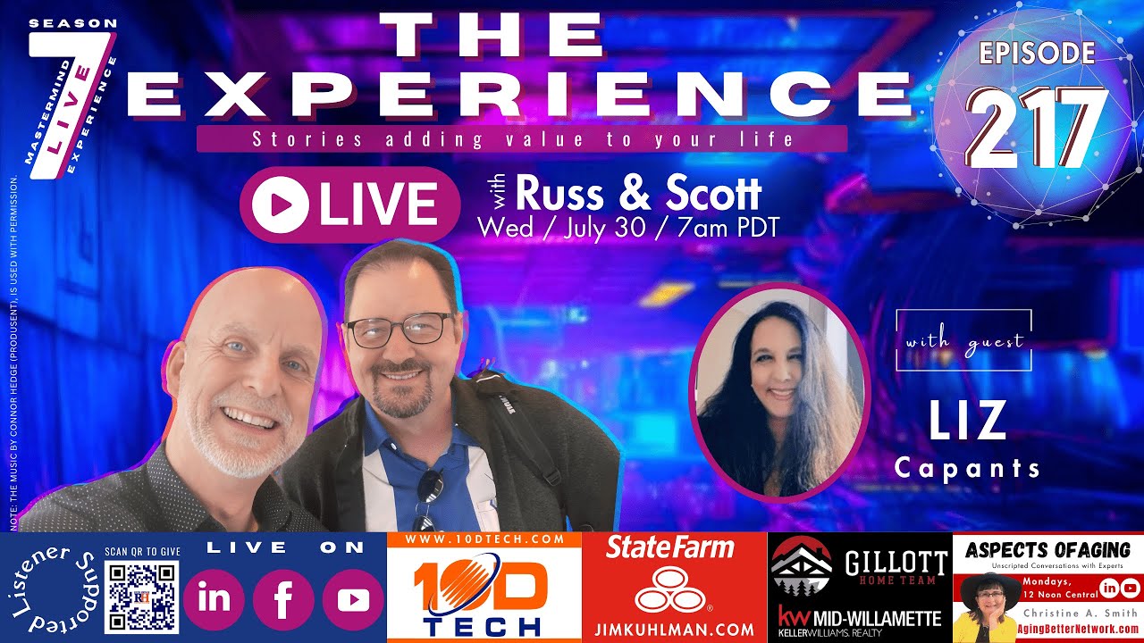 The Experience Live with Russ & Scott, S7E217, with Liz Capants - YouTube
