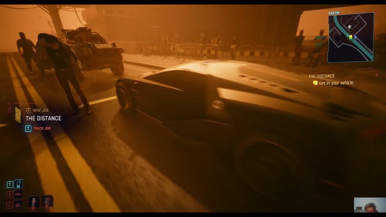 Cyberpunk 2077 - The Distance: Badlands Side Job / Racing Gig Victory ...