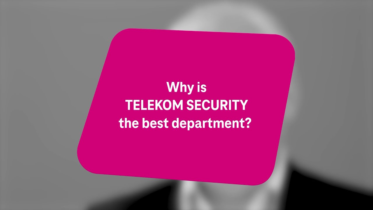 Why is Telekom Security the best department? - YouTube