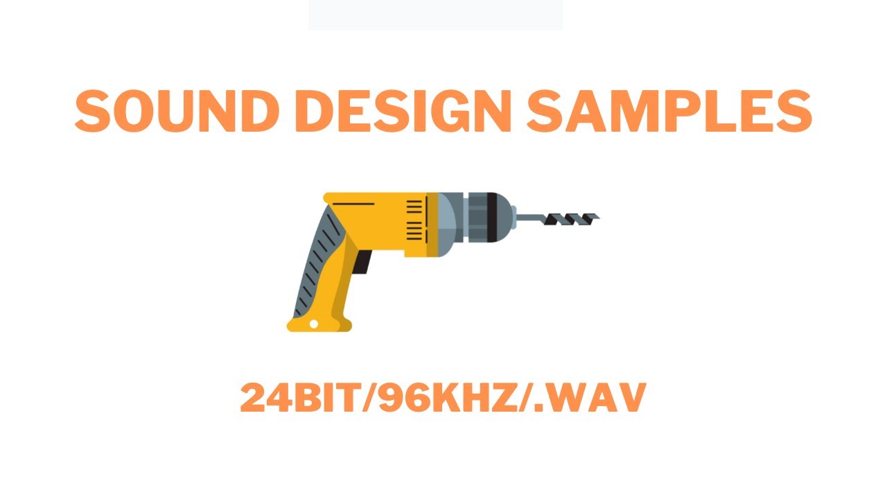 Power Drill SFX // FREE SAMPLES [96kHz] - YouTube