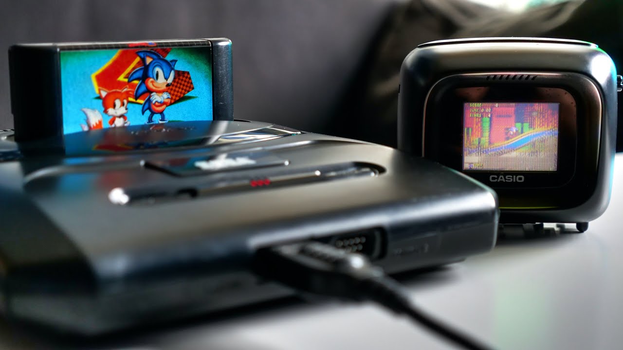 Sega Genesis on a Tiny Screen - YouTube