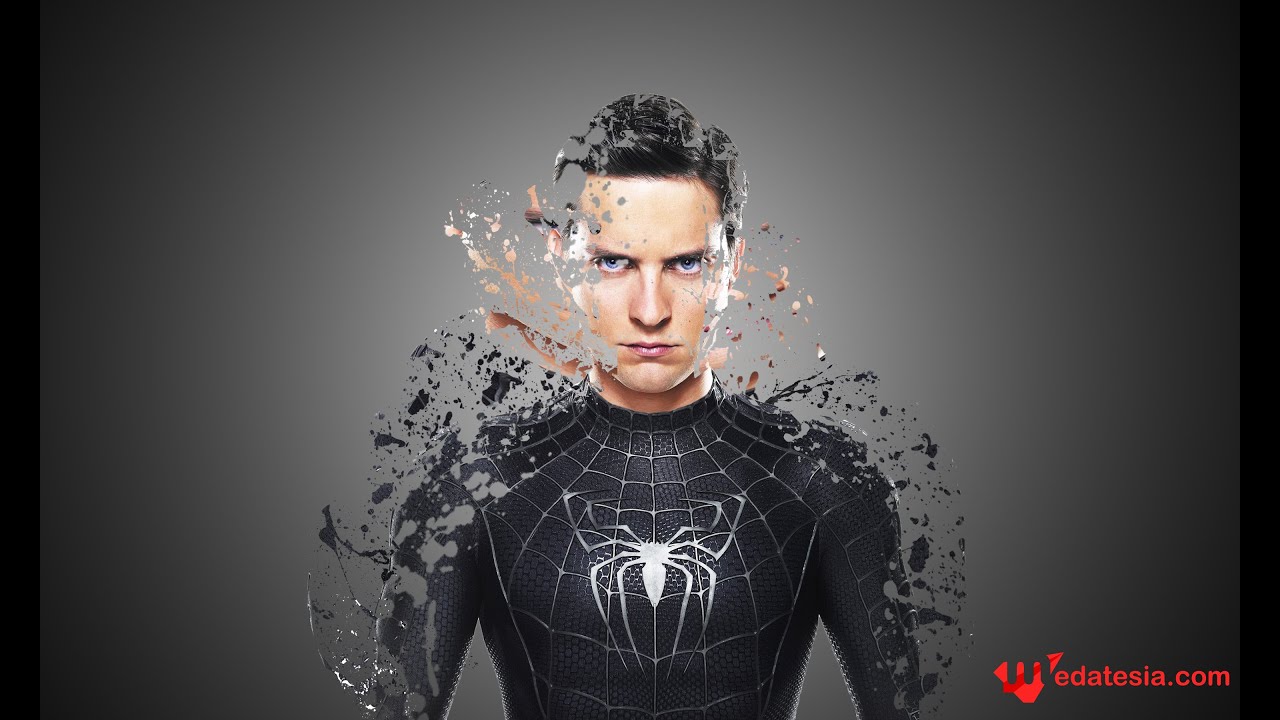 Splatter Effect Photoshop Tutorial Youtube