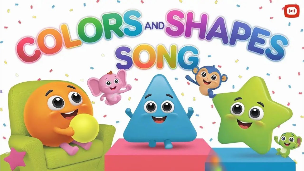 Color Learning Adventure for Kids & Shapes and Colors Song - YouTube