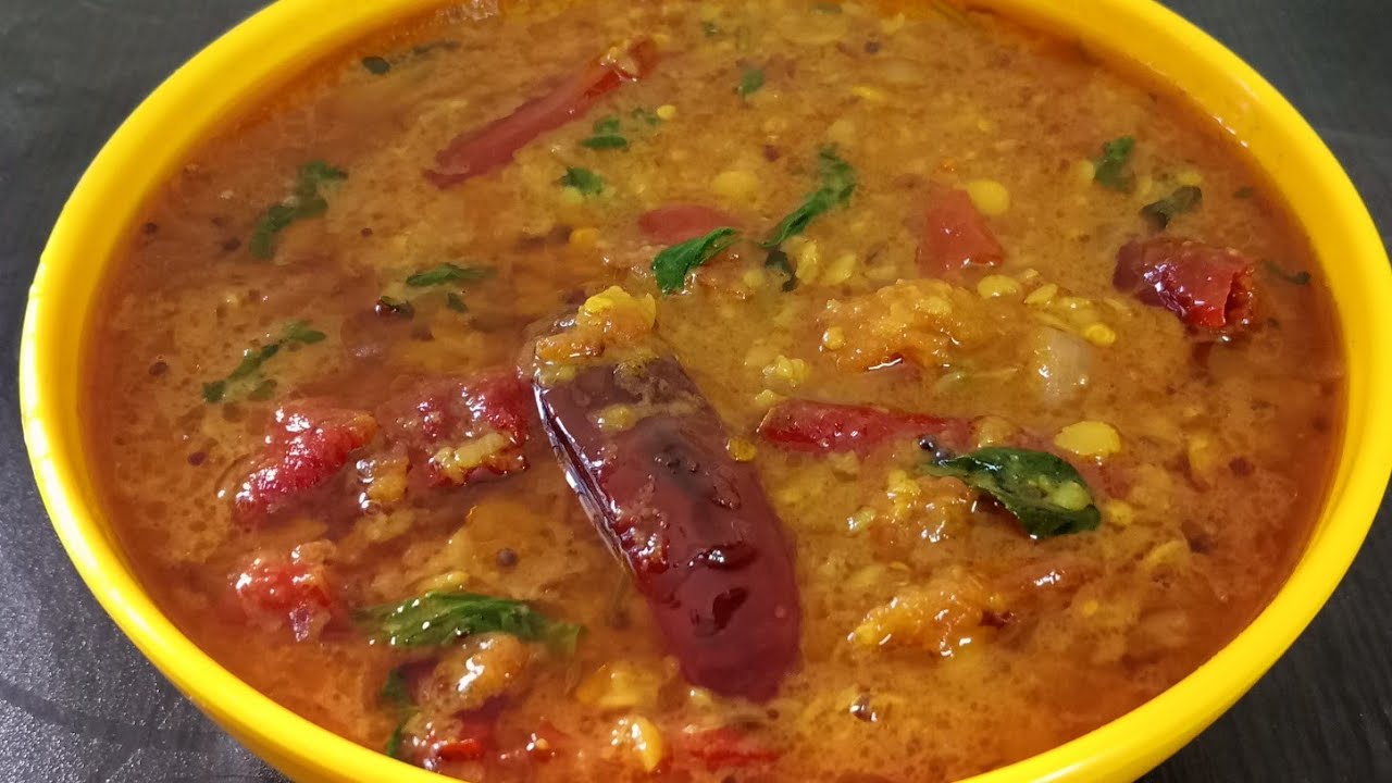 rayalaseema spl endu mirapakaya pappu || fry chilli dal recipe - YouTube