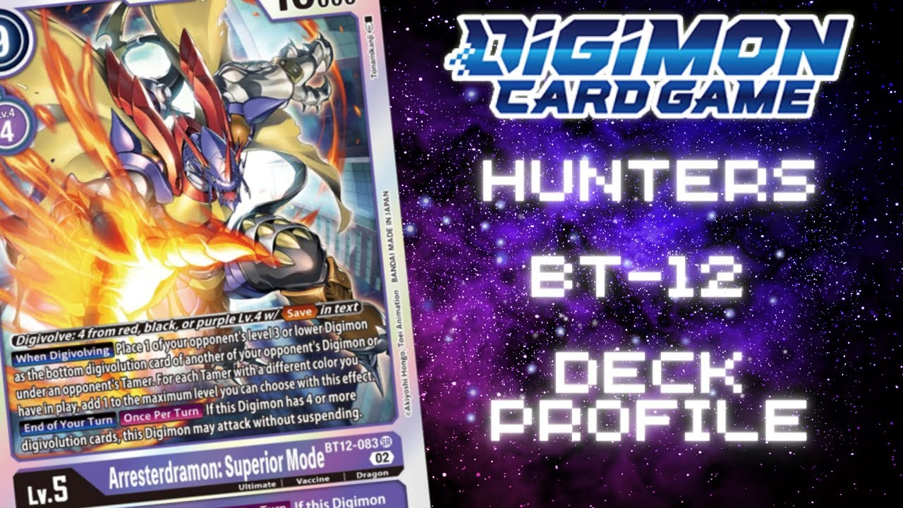 BT12 Hunters Deck Profile (Digimon Card Game) - YouTube