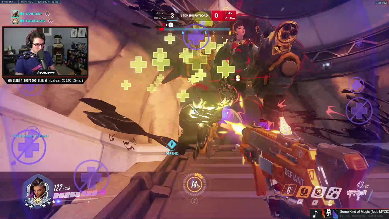 Aiming is for Dummies | Sombra Gameplay - YouTube