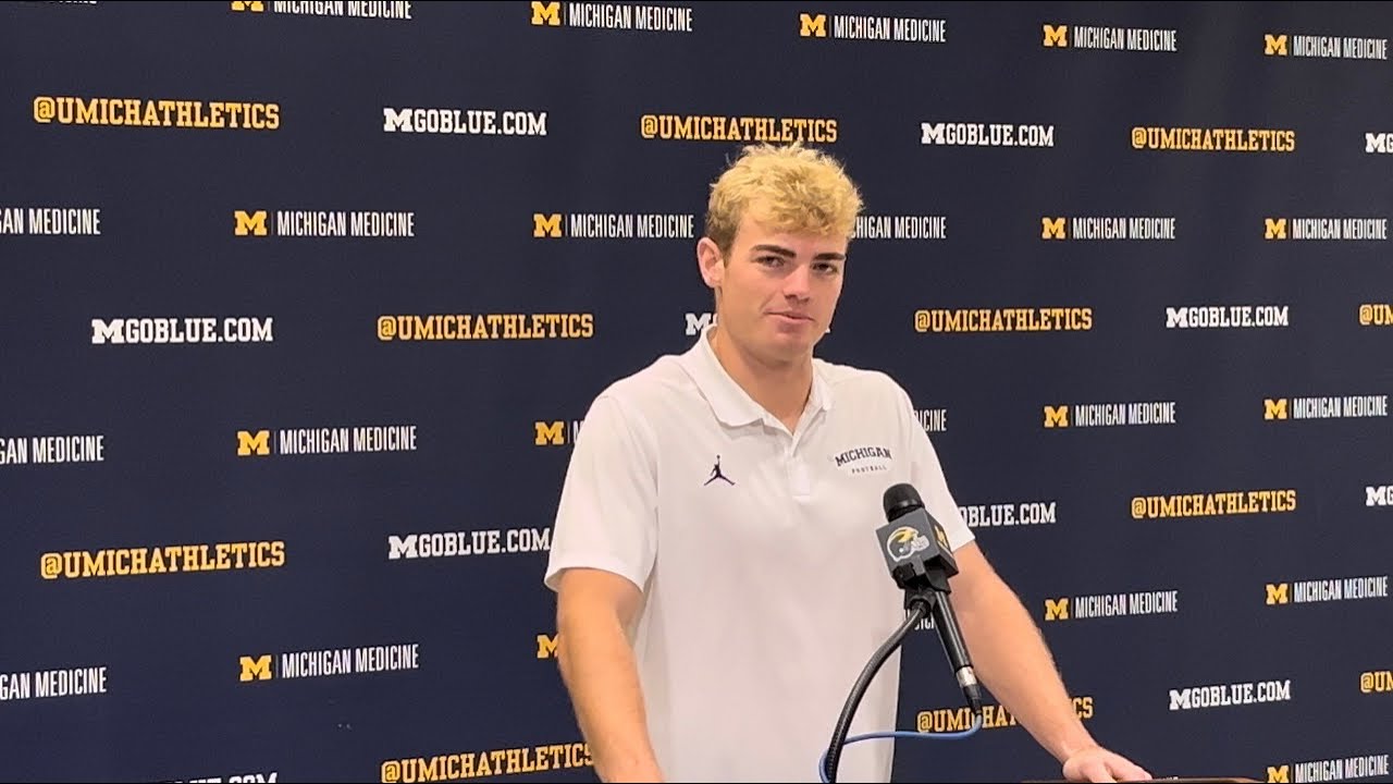 Davis Warren discusses his mindset as Michigan Wolverines prepare to ...