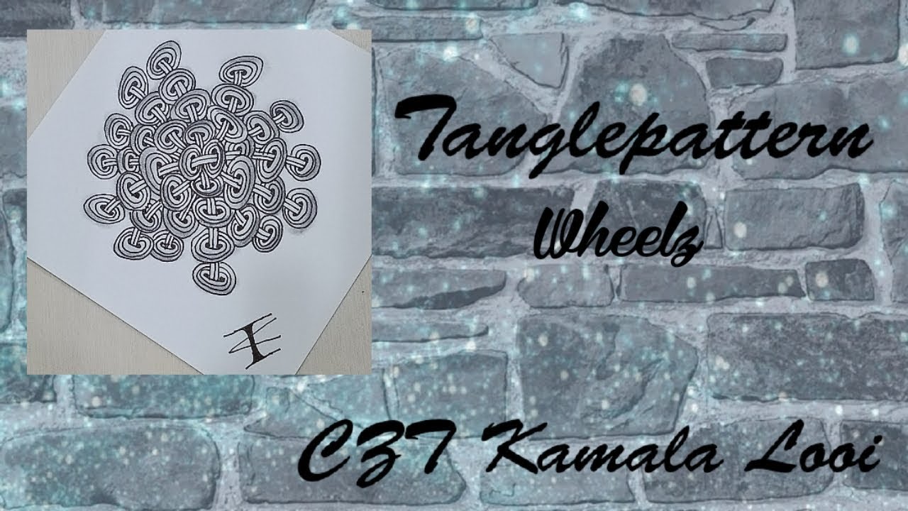 How To Draw Tanglepattern Wheelz - YouTube