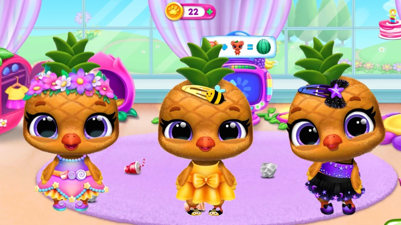 Frutisies pet Makeover //Pets game - YouTube