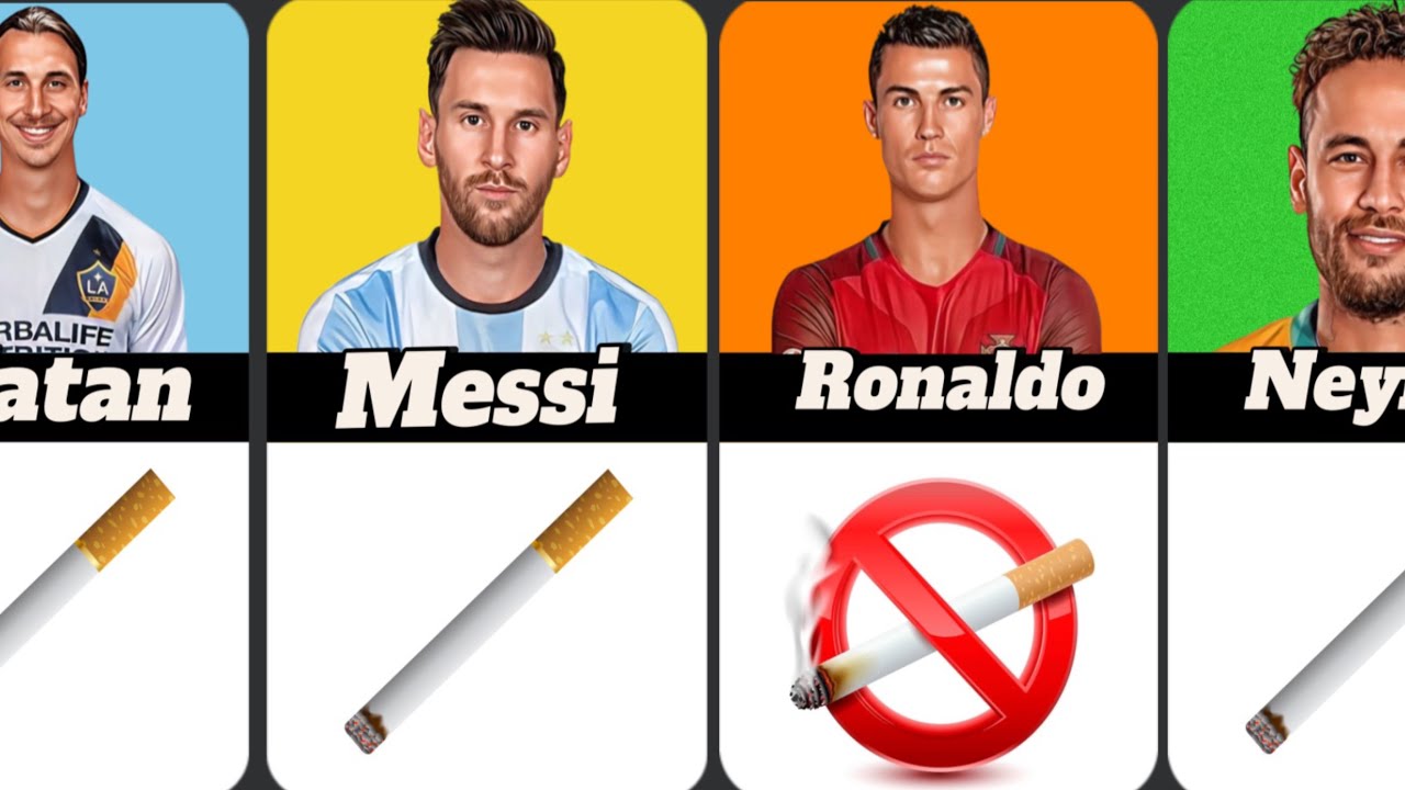 Famous Footballers Who Smoke Cigarettes in Real Life!!!😲 - YouTube