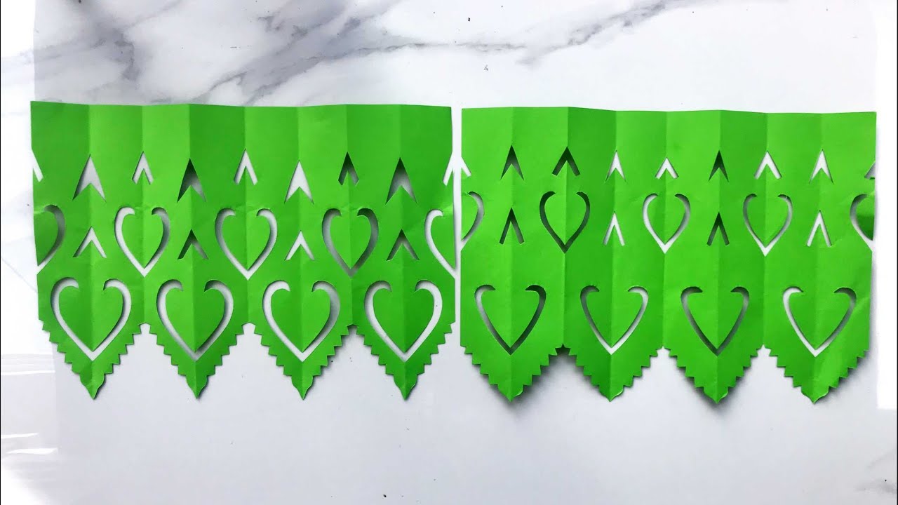 How to cut curtain paper - YouTube