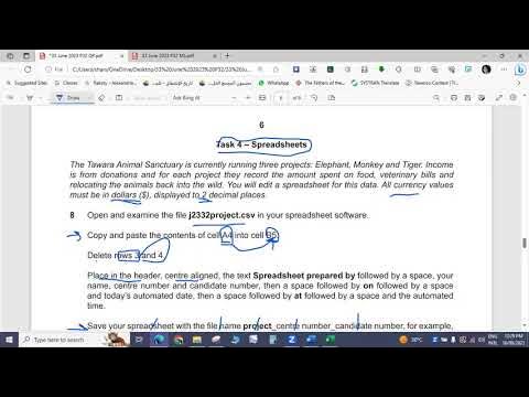 V5 June 2023 P32 ICT IGCSE O Level Excel and conditional formatting - YouTube