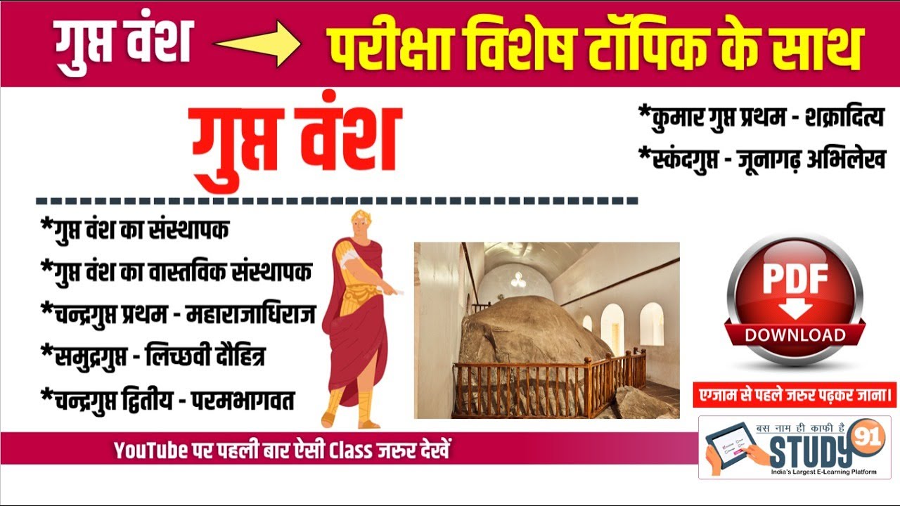 History | Gupta Dynasty | गुप्त वंश | Gupt Samrajya ka Uday | History ...