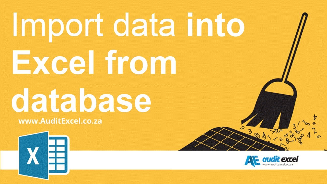 Import Data INTO Excel FROM Database PowerQuery YouTube Import Data INTO Excel FROM Database PowerQuery YouTube
