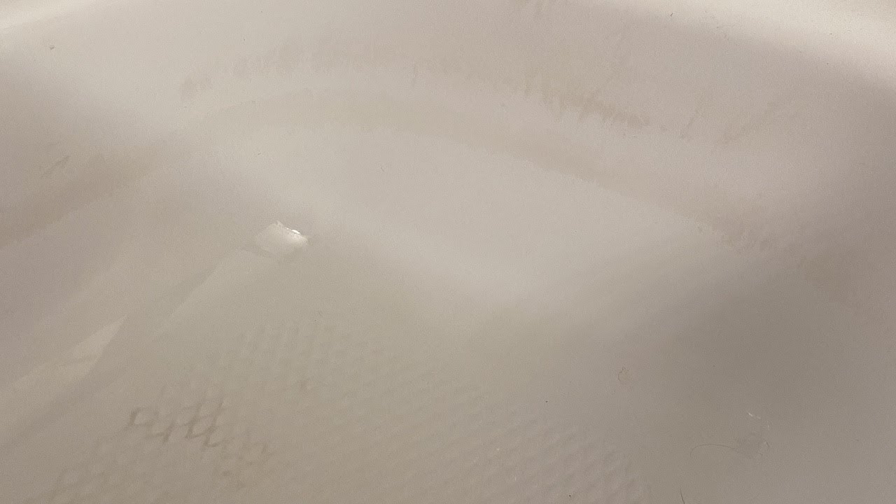 how to get rid of soap scum in bathtub step by step - YouTube