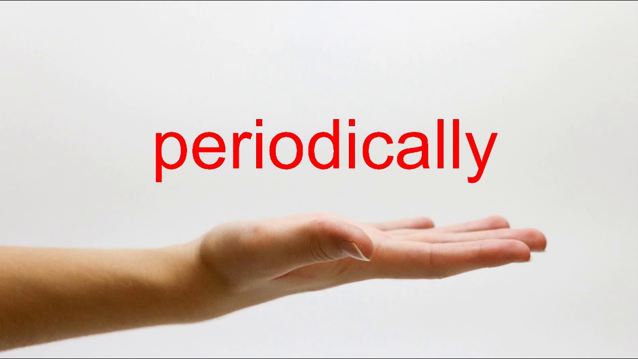 How to Pronounce periodically - American English - YouTube
